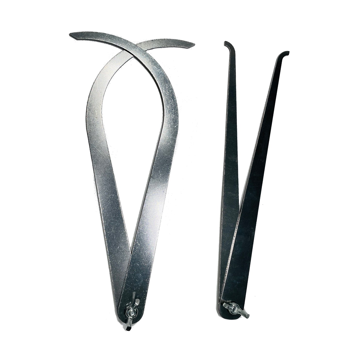Slipster Pottery - Stainless Steel Pottery Calipers - Straight & Bent